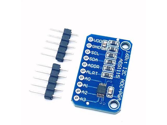 Click here for 16 Bit I2C ADS1115 Module ADC 4 channel with Pro G... prices