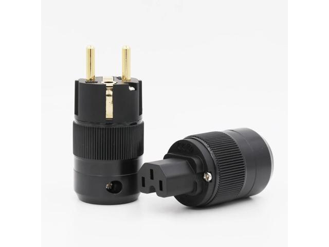 Click here for 24K Gold Plated/Rhodium Plated EU AC power plug+IE... prices