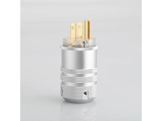 Click here for 24K Gold Plated US Mains Power Plug HIFI DIY Power... prices