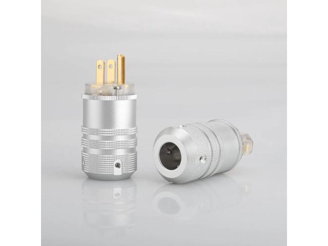 Click here for 24K Gold Plated US Mains Power Plug HIFI DIY Power... prices