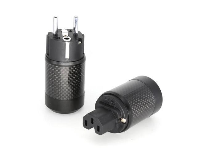Click here for Hifi Carbon Fiber Rhodium Plated IEC Female connec... prices