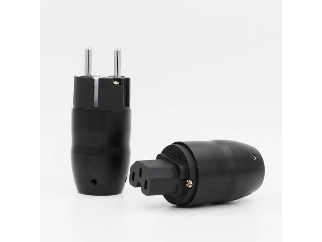 Click here for Hi End Black aluminium 24K Rhodium Plated hifi IEC... prices