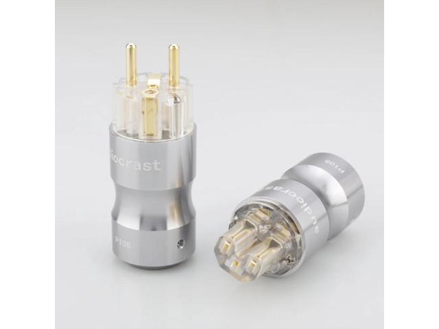 Click here for 1 Pair P105 HI-End Gold Plated Power Mains Connect... prices