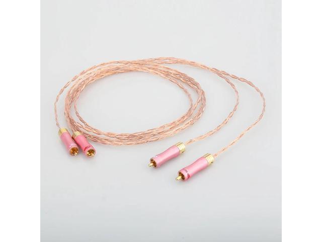 Click here for Audiocrast 6N OCC Copper analogue phono cable HIFI... prices
