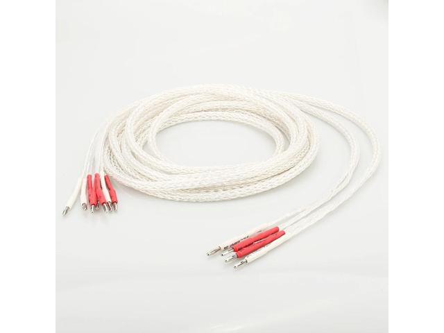 Click here for HI-End OCC Silver Plated 8AG Speaker Cable Biwire... prices