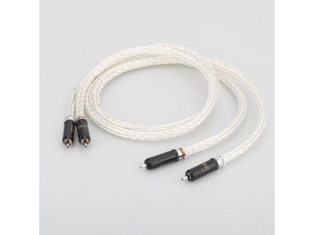 Click here for Hi-End 8AG Silver Plated OCC 16 Strands Audio Cabl... prices