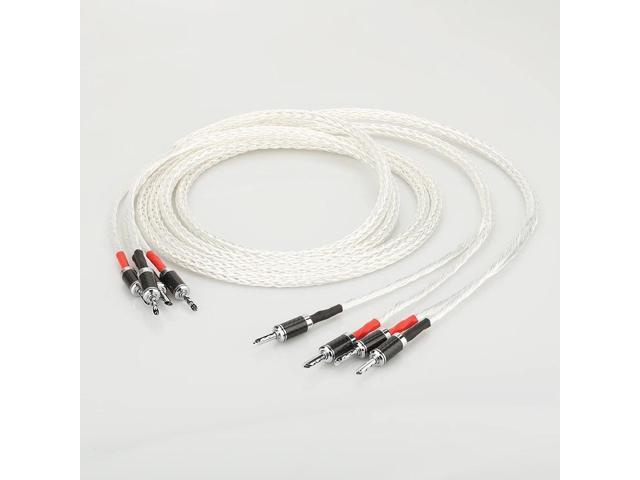 Click here for 8N single silver Plated Twisted Speaker Cable Loud... prices