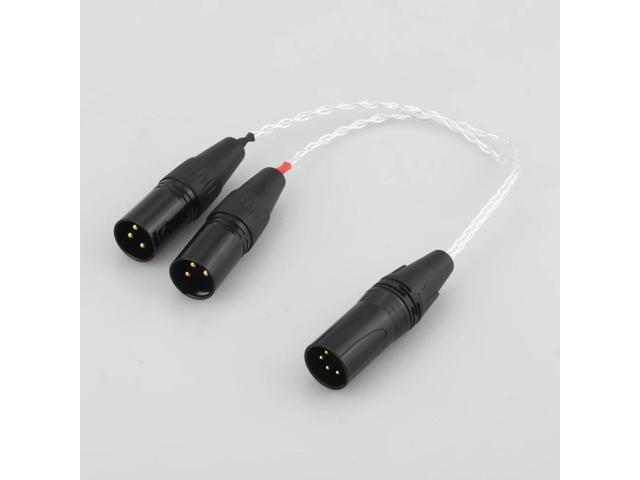 Click here for HIFI cable with 4-pin XLR Male to 2x 3-pin XLR Mal... prices