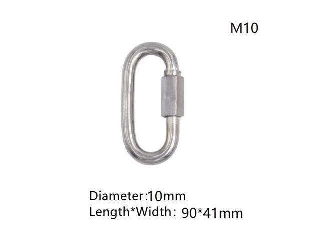 Click here for 1 Pcs Carabiner Hook 304 Stainless Steel Oval Scre... prices