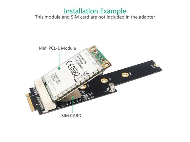 Click here for M.2 NGFF key M to Mini PCI-E Adapter With SIM card... prices