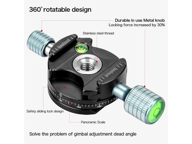 Click here for koolehaoda 360° Mini Panoramic Tripod Head Metal C... prices