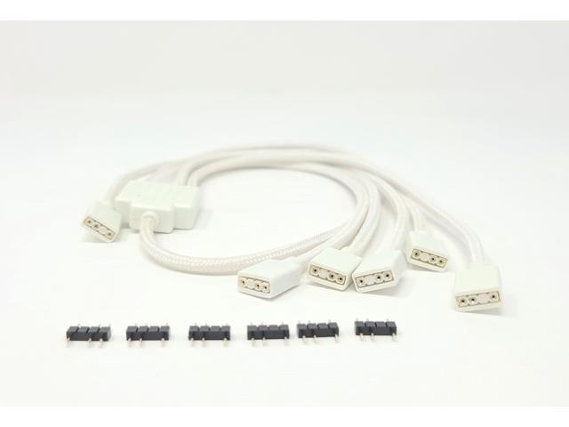Click here for Micro Connectors 70cm Premium Sleeved 3-Pin 1 to 5... prices