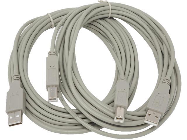 Click here for Micro Connectors 10 Feet USB 2.0 A to B Cable 2-Pa... prices