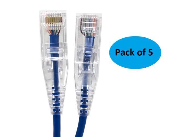 Click here for Micro Connectors 1 Foot Cat6A Ultra Slim Patch (28... prices