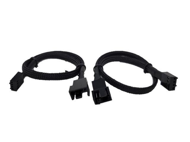 Click here for MICRO CONNECTORS 30cm Sleeved PWM Fan Extension Ca... prices