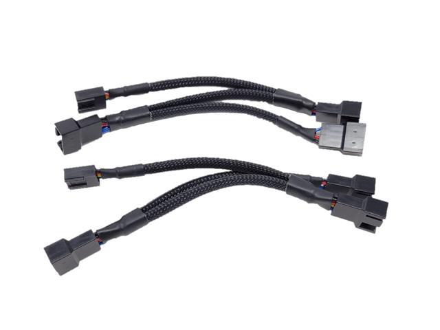 Click here for Micro Connectors 1 to 3 Sleeved PWM Fan Splitter C... prices