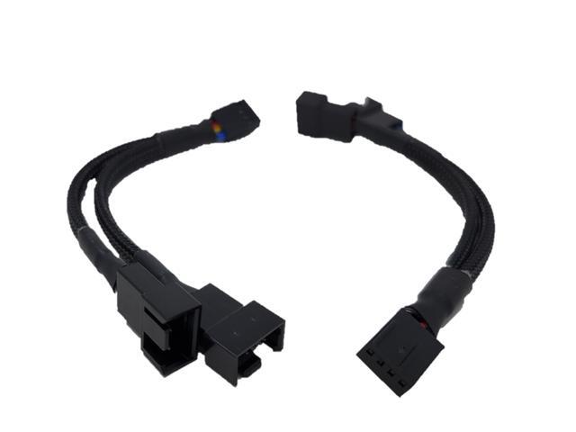 Click here for Micro Connectors 1 to 2 Sleeved PWM Fan Splitter C... prices