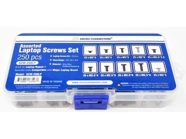 Click here for Micro Connectors Assorted Laptop Screws Set (250 p... prices
