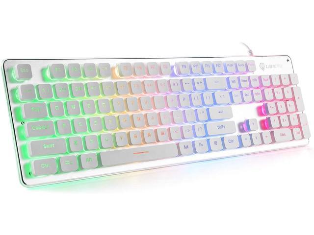Click here for LANGTU Membrane Gaming Keyboard  Rainbow LED Backl... prices