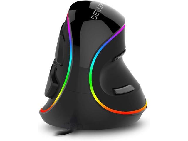 Click here for DELUX Ergonomic Mouse  Wired Large RGB Vertical Mo... prices