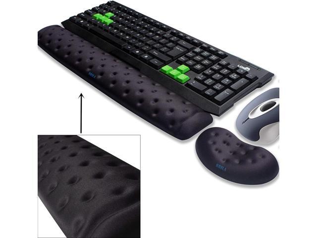 Click here for BRILA Memory Foam Mouse & Keyboard Wrist Rest Supp... prices