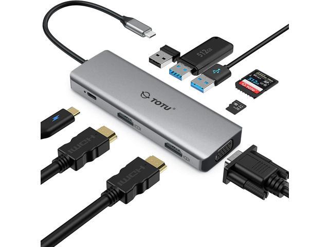 Click here for TOTU Docking Station  USB C Hub  9 in 1 Triple Dis... prices