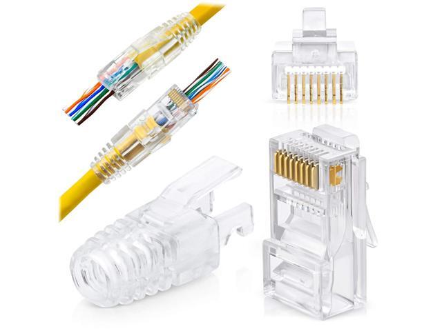 Click here for GTZ RJ45 Cat6 Pass Through Connectors and Strain R... prices
