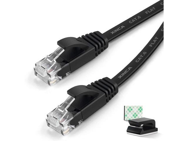 Click here for Cat6 Ethernet Cable 25 ft Black Gigabit Flat Netwo... prices