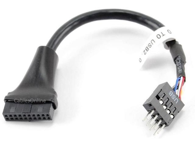 Click here for CablesOnline 4 USB 3.0 20-Pin Motherboard Header F... prices