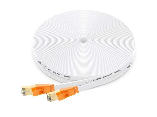 Click here for Smolink Cat 8 Ethernet Cable 50 Ft High Speed Flat... prices