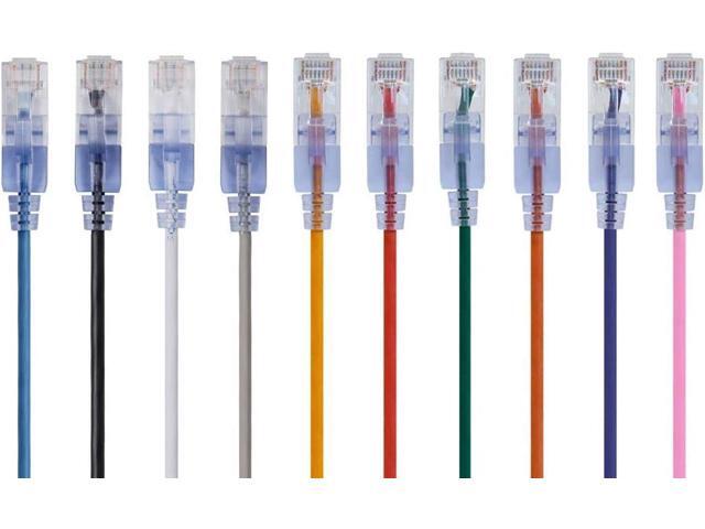 Click here for Monoprice 10-Pack SlimRun Cat6A Ethernet Network P... prices