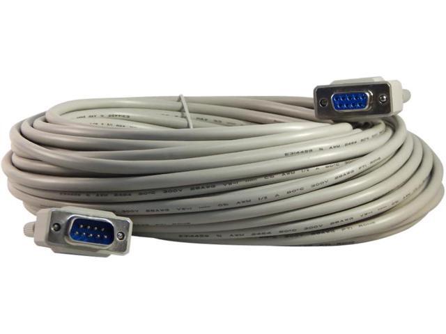 Click here for 75 Foot DB9 9 Pin Serial / RS232 Male/Female Exten... prices
