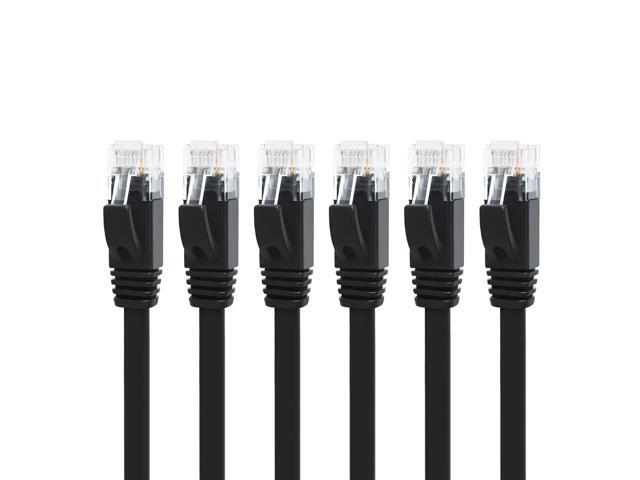 Click here for Yauhody CAT 6 Ethernet Cable 10ft 6-Pack Black  Hi... prices