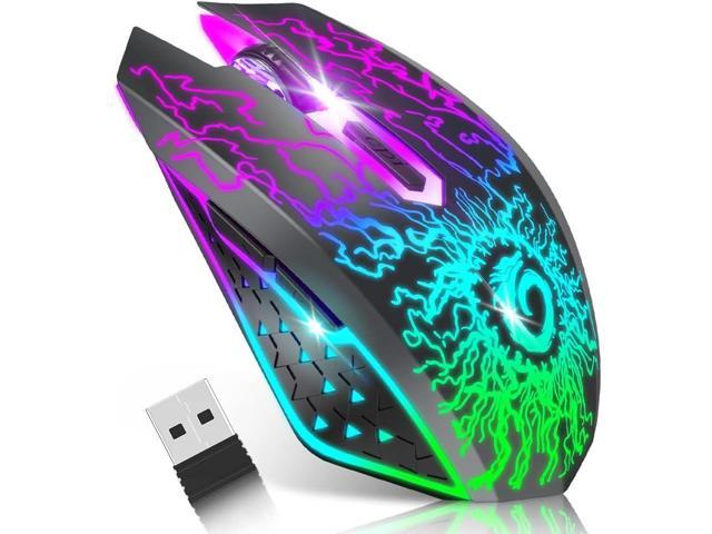 Click here for VersionTECH. Wireless Gaming Mouse Rechargeable Co... prices