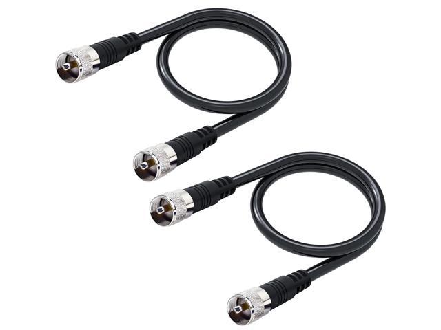 Click here for RG8x Jumper Cable  2 Pack 2ft CB Coax Cable PL259... prices