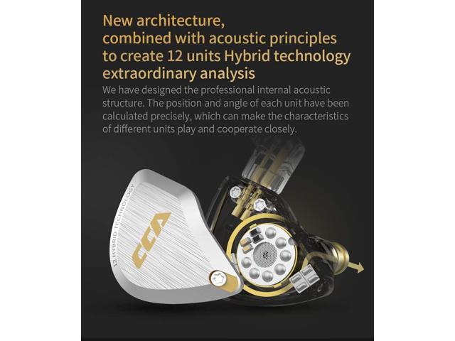 Click here for CCA C12 in Ear Earphones 5BA 1DD Hybrid Drivers Wi... prices