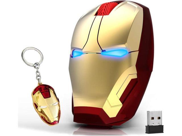 Click here for Ergonomic Wireless Mouse Cool Iron Man Mouse 2.4G... prices