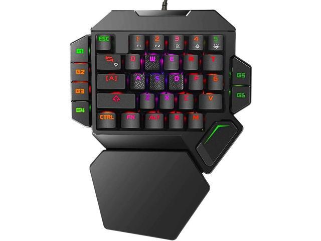 Click here for Cakce RGB One Handed Mechanical Gaming Keyboard Co... prices