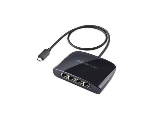 Click here for Cable Matters USB C to 4-Port Gigabit Ethernet Swi... prices