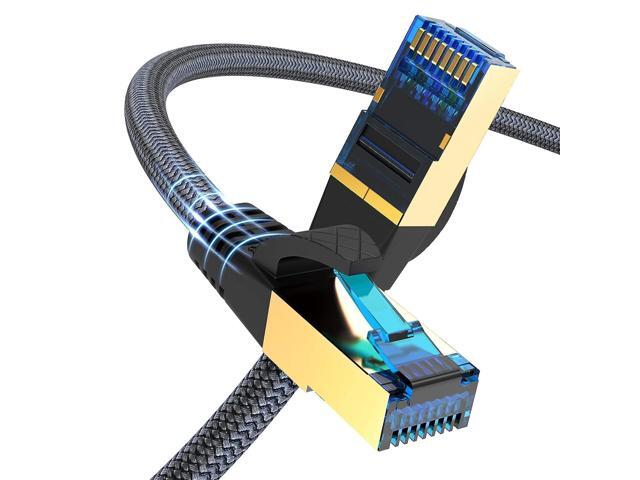 Click here for Cat 8 Ethernet Cable 10ft  Outdoor  Indoor Nylon B... prices