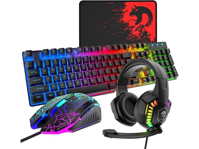 Click here for Wired Gaming Keyboard and Mouse Headset Combo Rain... prices