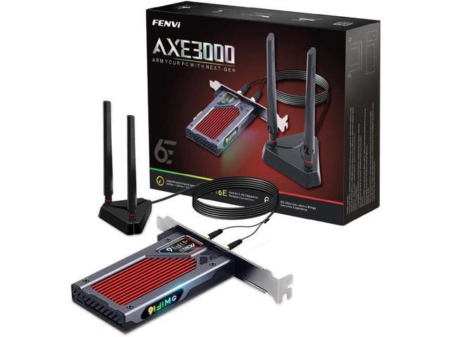 Click here for fenvi AX210 WiFi 6E PCI-E WiFi Adapter BT5.2 RGB G... prices