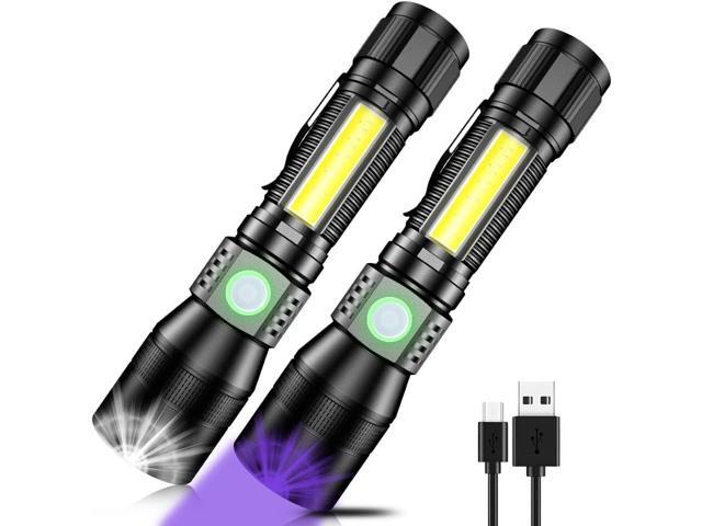 Click here for UV Flashlight Black Light  2-Pack USB Rechargeable... prices
