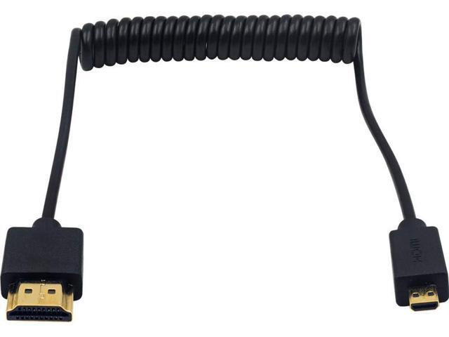 Click here for Duttek Micro HDMI to HDMI Coiled Cable 1FT-4FT  HD... prices