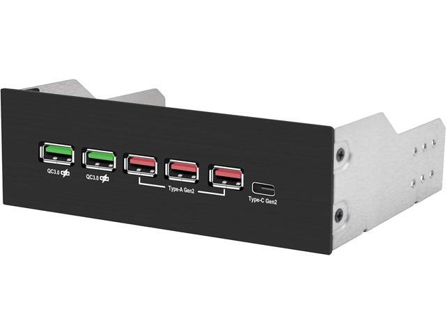 Click here for 5.25in 10Gbps USB 3.1 Gen2 Hub and Type-C Port Fro... prices