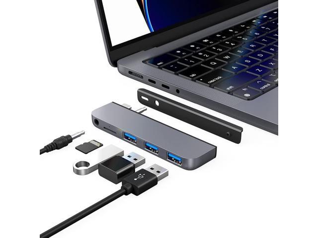 Click here for Qwiizlab USB C Hub 5-in-1 Adapter  USB 3.0 Data Po... prices