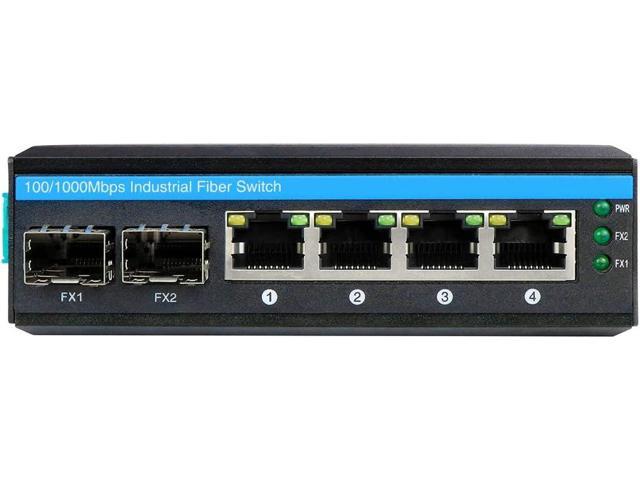 Click here for OLYCOM 6-Port Hardened Industrial Gigabit PoE+ DIN... prices