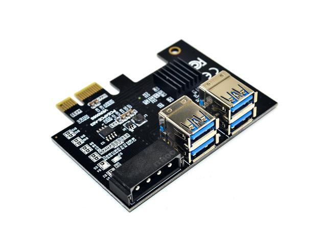 Click here for PCI-E 1 to 4 Expansion Card PCI-E 1X to 16X 4 Port... prices