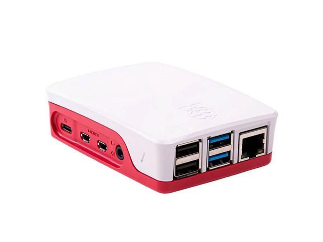 Click here for 1661 - RASPBERRY PI4 CASE RED/WHITE. prices