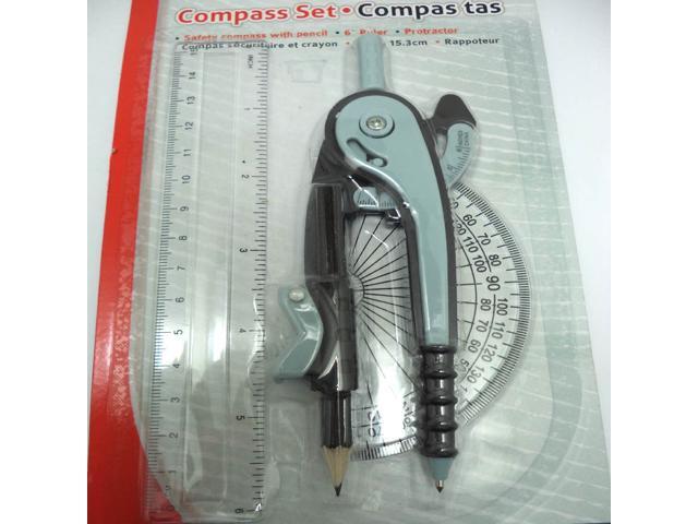 Click here for 30736 - COMPASS AND RULER SET 3PCS COMPASS WITH PE... prices